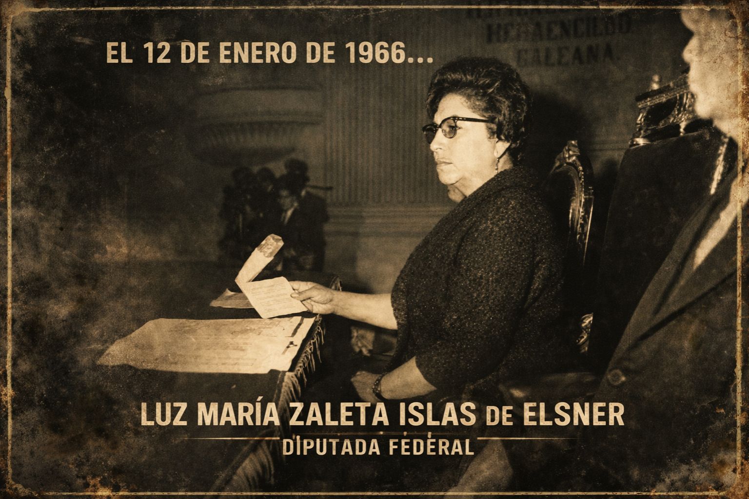 12 de enero de 1966 — Fallece Luz María Zaleta Islas de Elsner ...